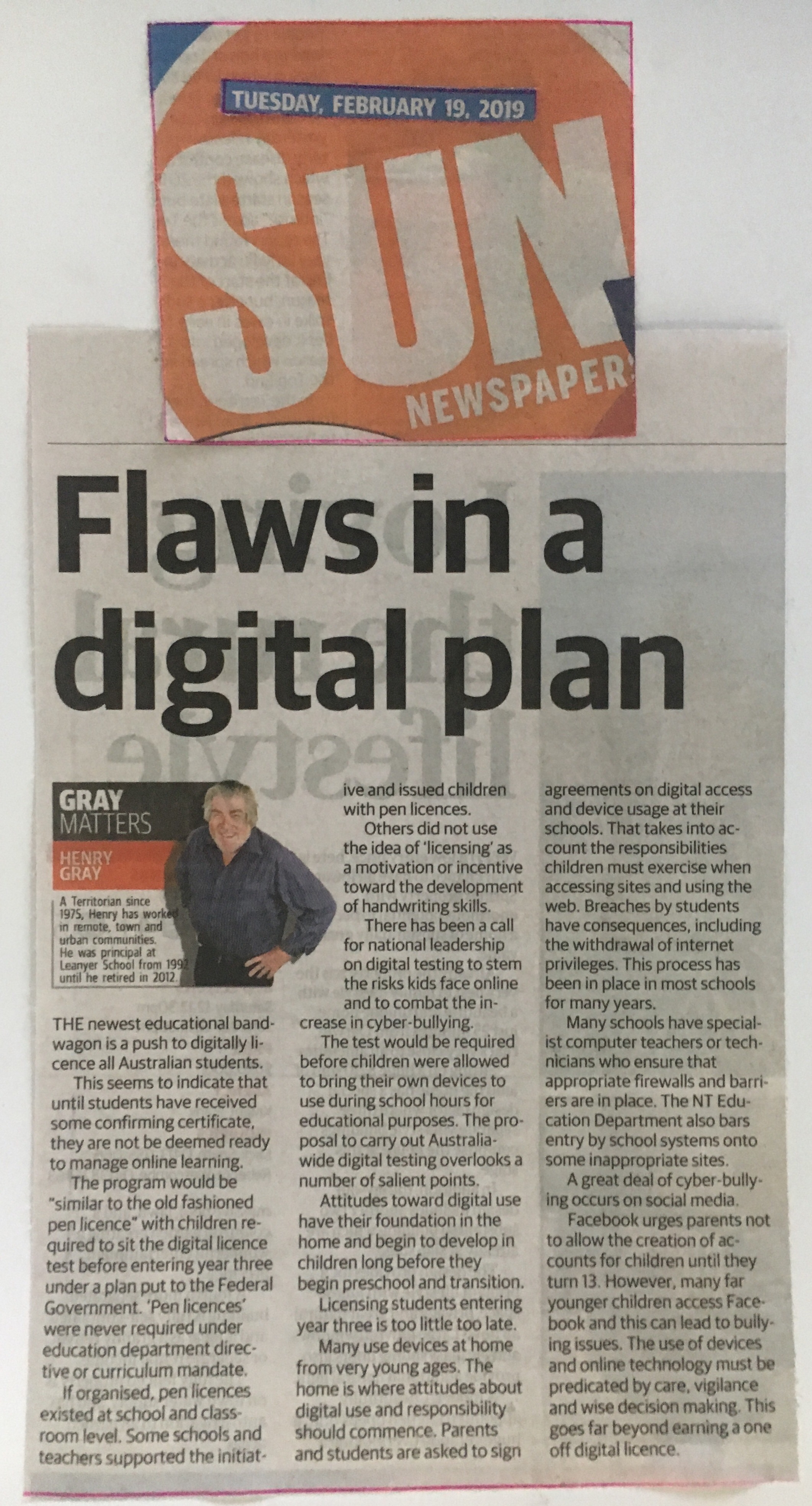 FLAWS IN A DIGITAL PLAN | EDUCATION, A LIFE FORCE