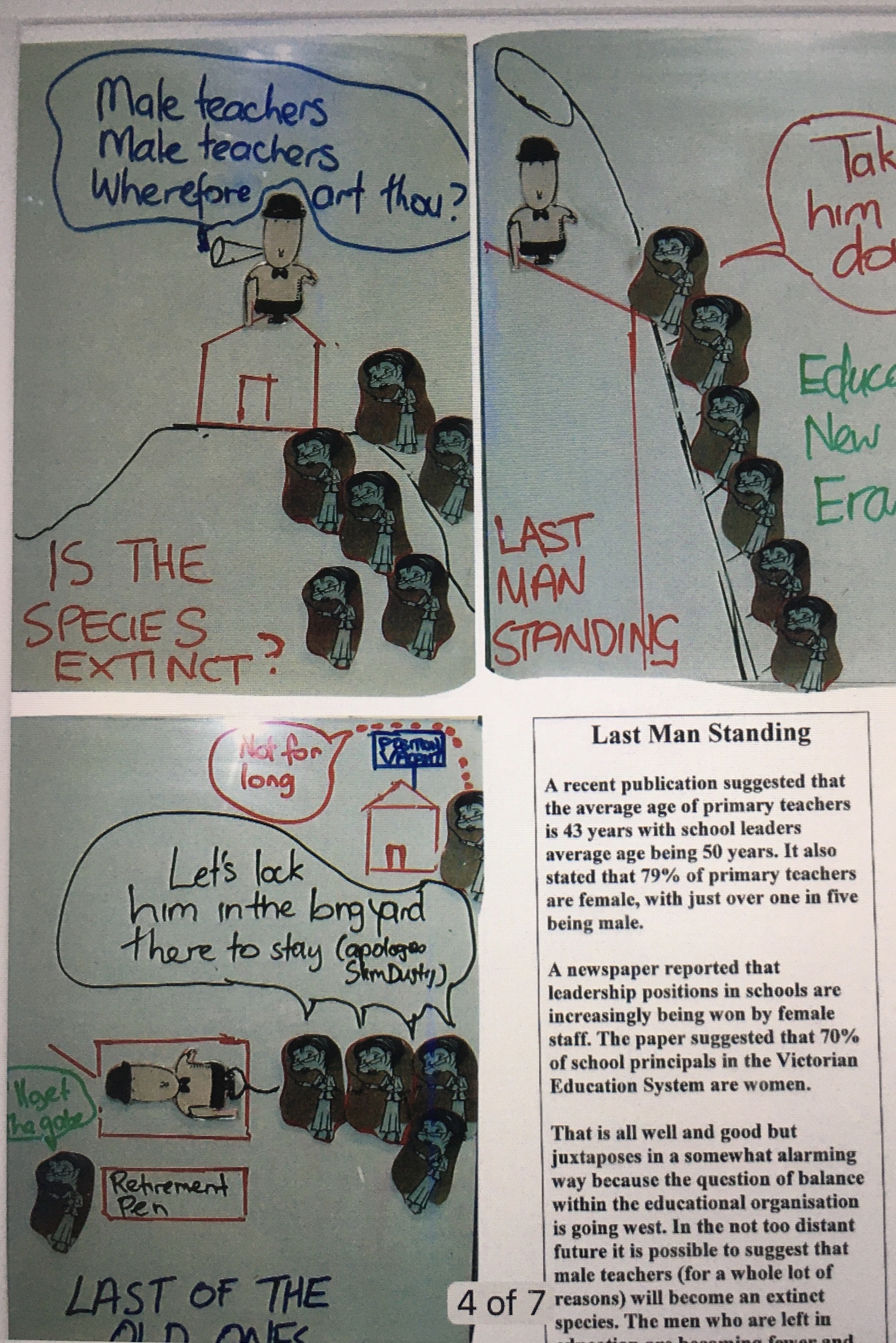 MALE TEACHERS A SHRINKING COHORT IN AUSTRALIA | EDUCATION, A LIFE FORCE