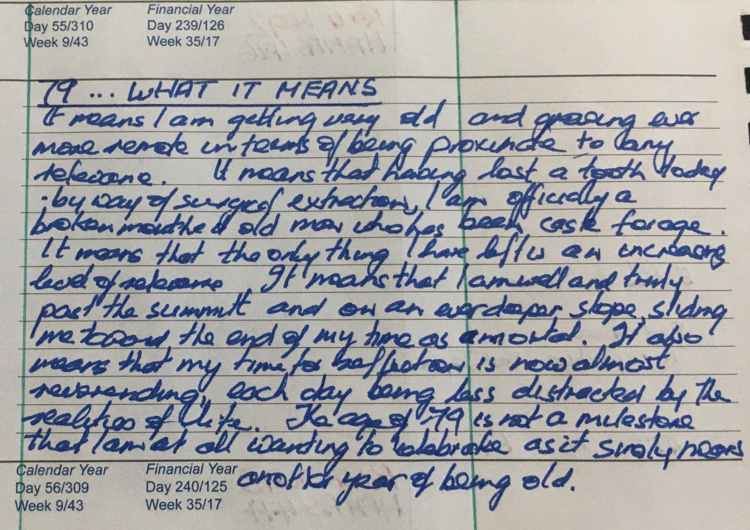 My diary entry for February 24 | EDUCATION, A LIFE FORCE