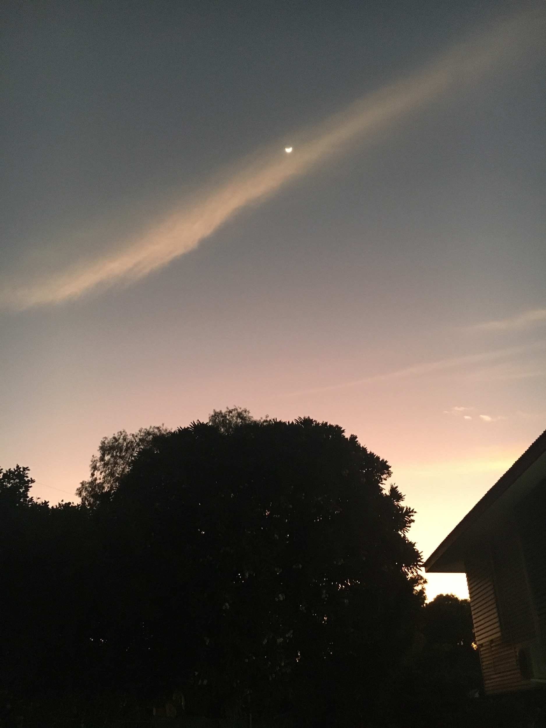 Rising crescent at sunset | EDUCATION, A LIFE FORCE