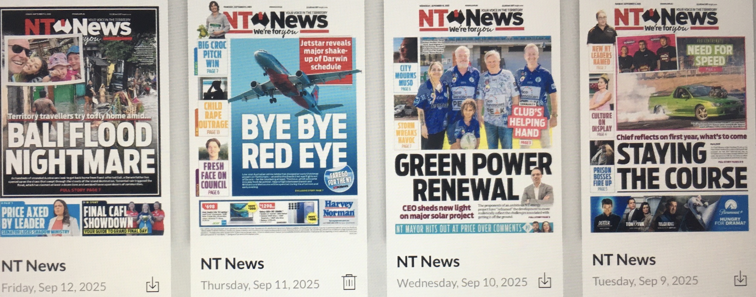NT NEWS COVERS OF RECENT TIMES | EDUCATION, A LIFE FORCE