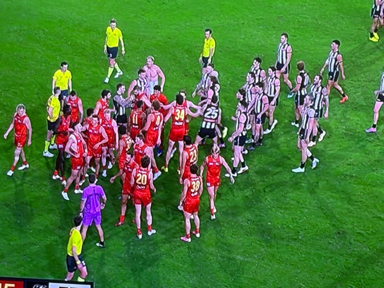 AFL on Saturday. A wonderful example setting melee | EDUCATION, A LIFE ...